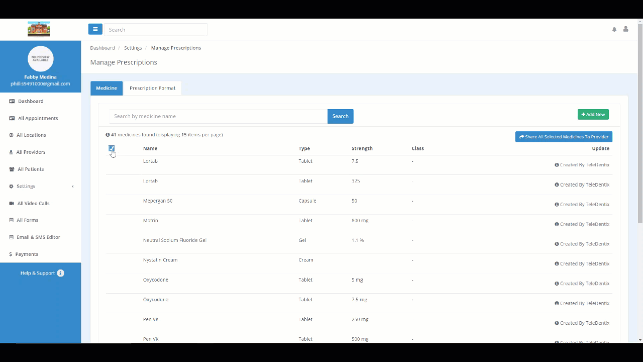 Enterprise Admin: Add and Assign Medications and Prescription Templates